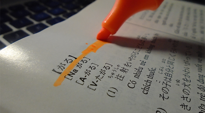 Sử dụng cấu trúc がる (garu) – Nippon Kiyoshi